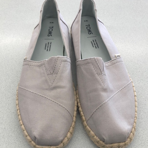 Toms | Shoes | Womens Toms Size 9 Slipon Light Gray New | Poshmark